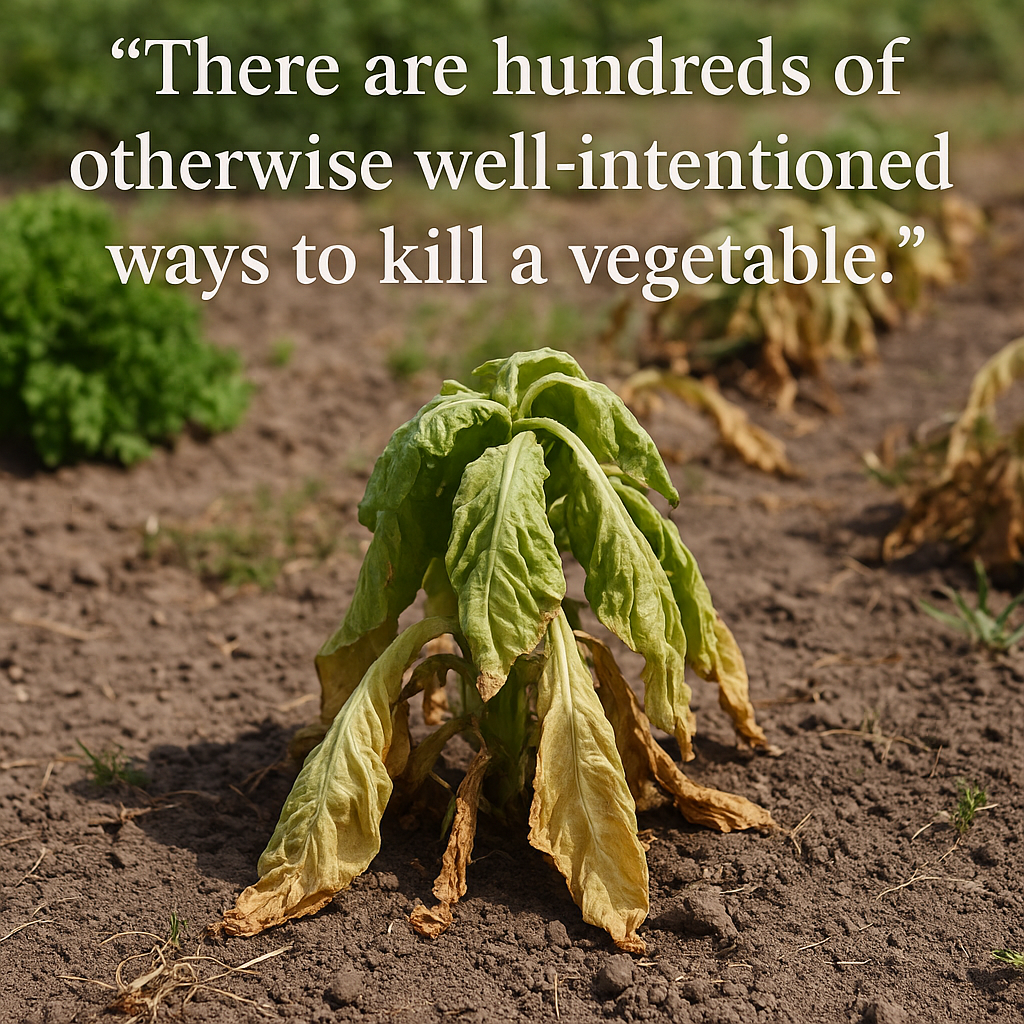 🥕How to Kill a Vegetable – Conversations