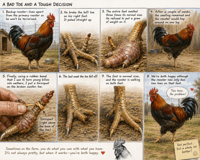 🐓My Rooster Broke His Toe – Conversations